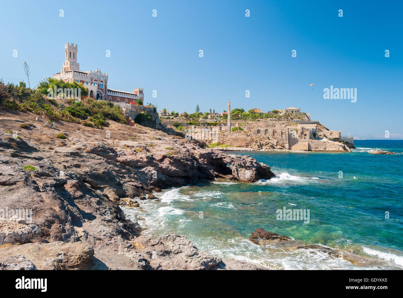 Coastline of Portopalo, in southern Sicily Stock Photo - Alamy
