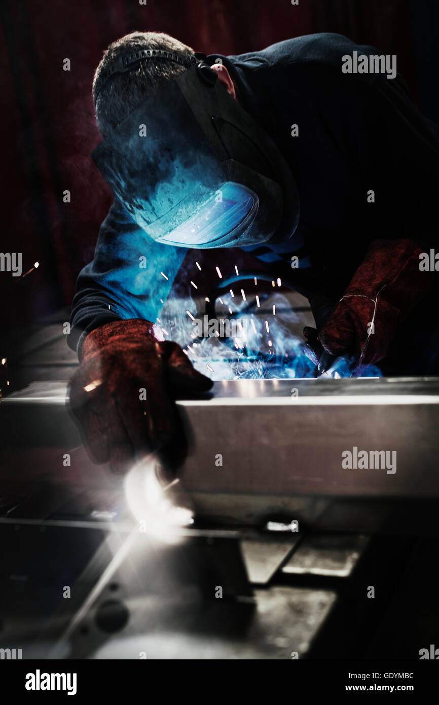 Fabrication of steel welding hi-res stock photography and images - Alamy