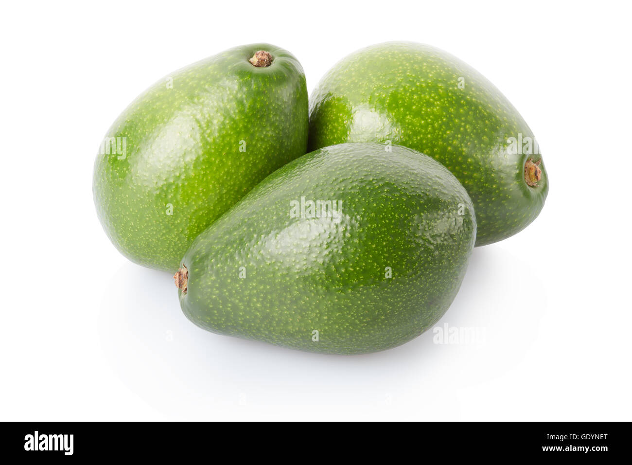 Avocado fruits group on white, clipping path Stock Photo - Alamy