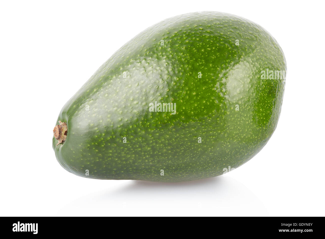 Avocado single fruit on white, clipping path Stock Photo - Alamy