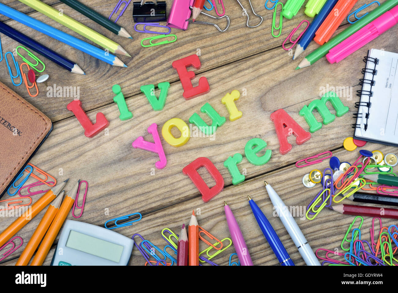 Dream text hi-res stock photography and images - Alamy