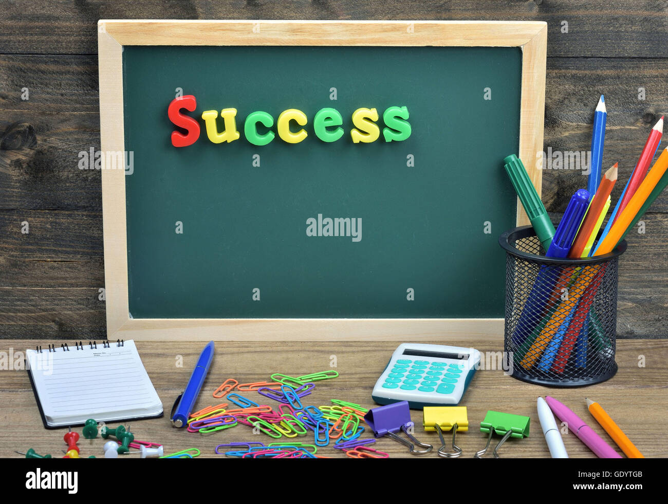 Chalk board word win hi-res stock photography and images - Alamy
