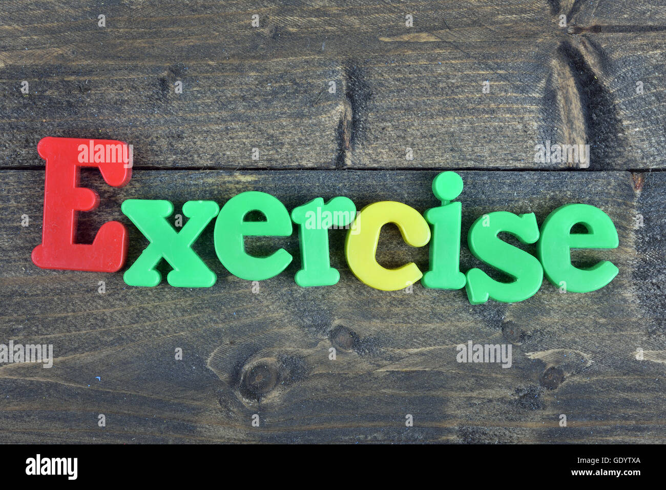 Exercise word hi-res stock photography and images - Alamy