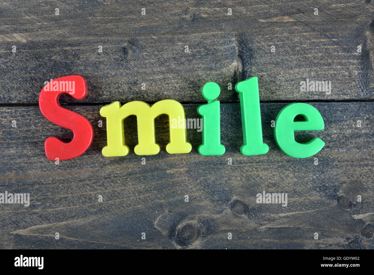 Smile word hi-res stock photography and images - Alamy
