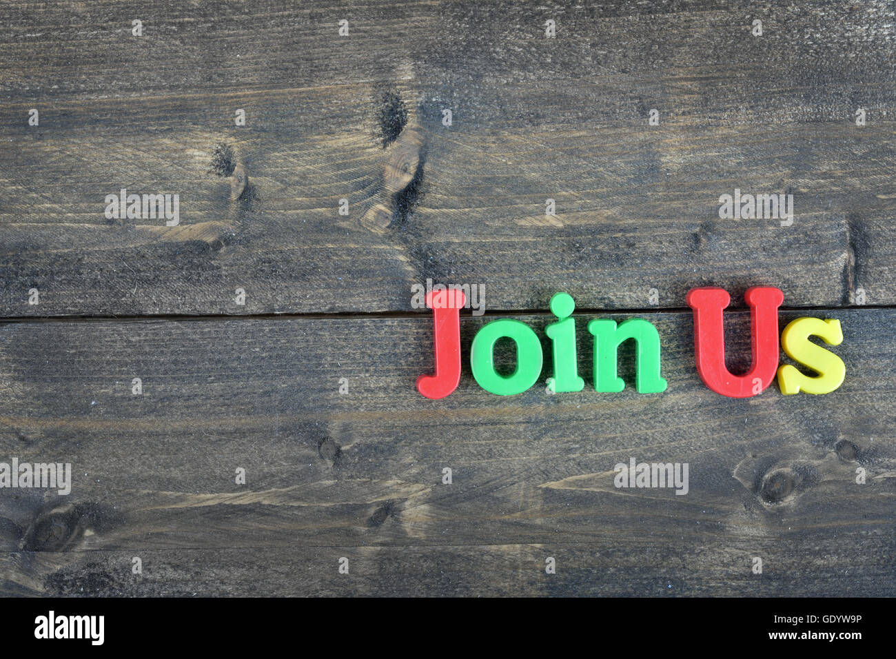 Join us word on hi-res stock photography and images - Alamy