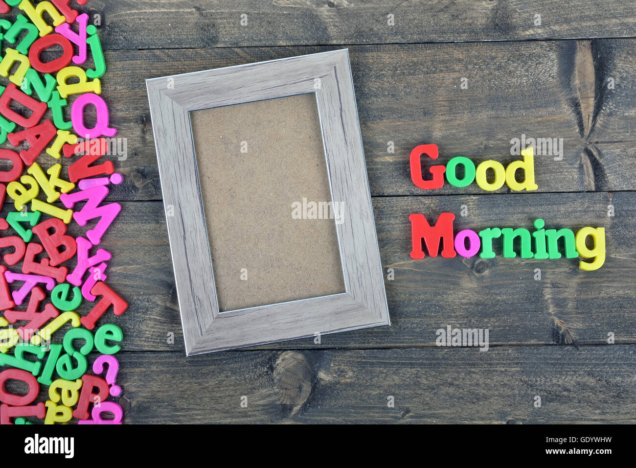 Good morning word on school hi-res stock photography and images - Alamy