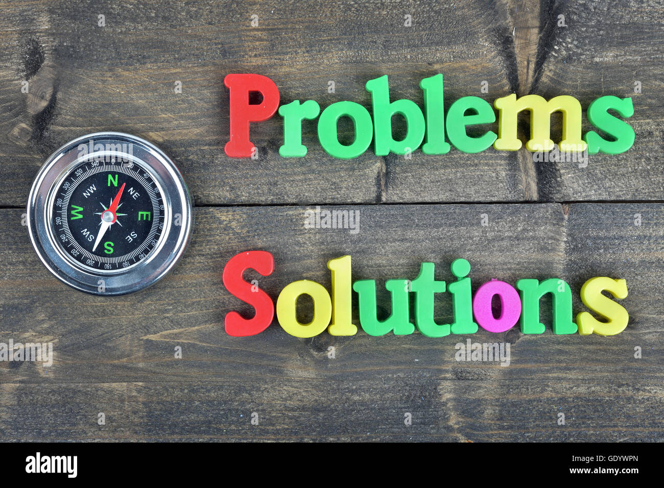 Solutions compass hi-res stock photography and images - Alamy
