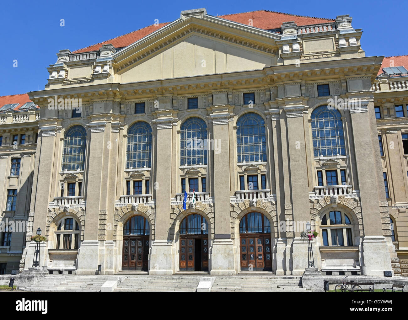 Facade of the university building Stock Photo - Alamy