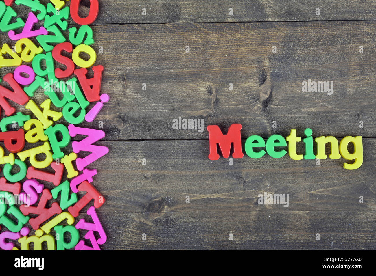 Meeting word hi-res stock photography and images - Alamy