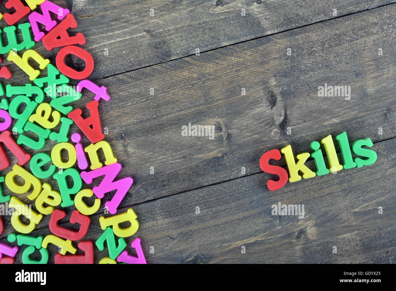 Alphabet language training skills hi-res stock photography and images ...