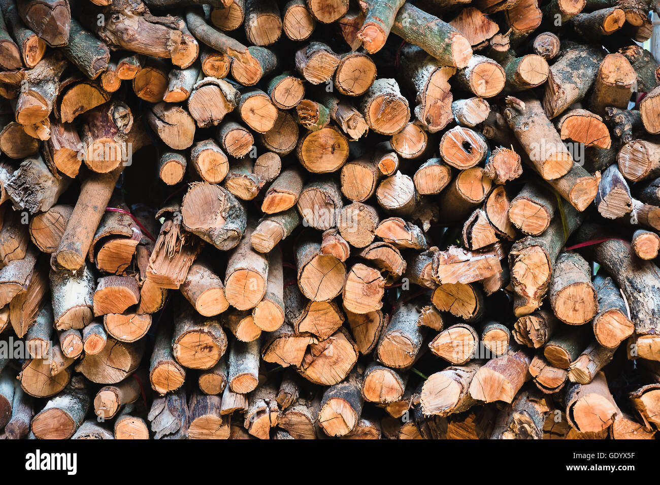 Stack of firewood Stock Photo - Alamy