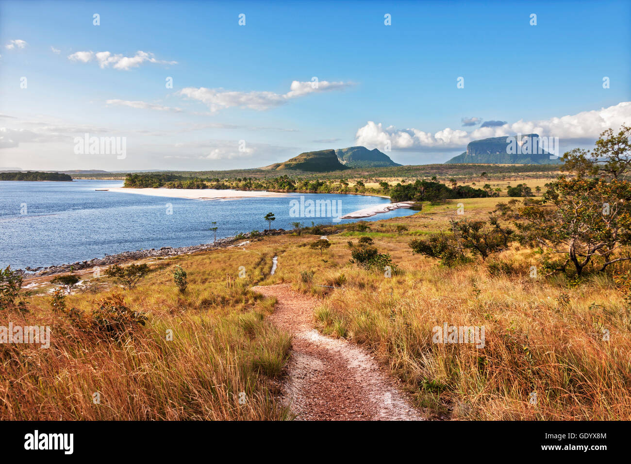 Geography travel venezuela canaima national hi-res stock photography ...