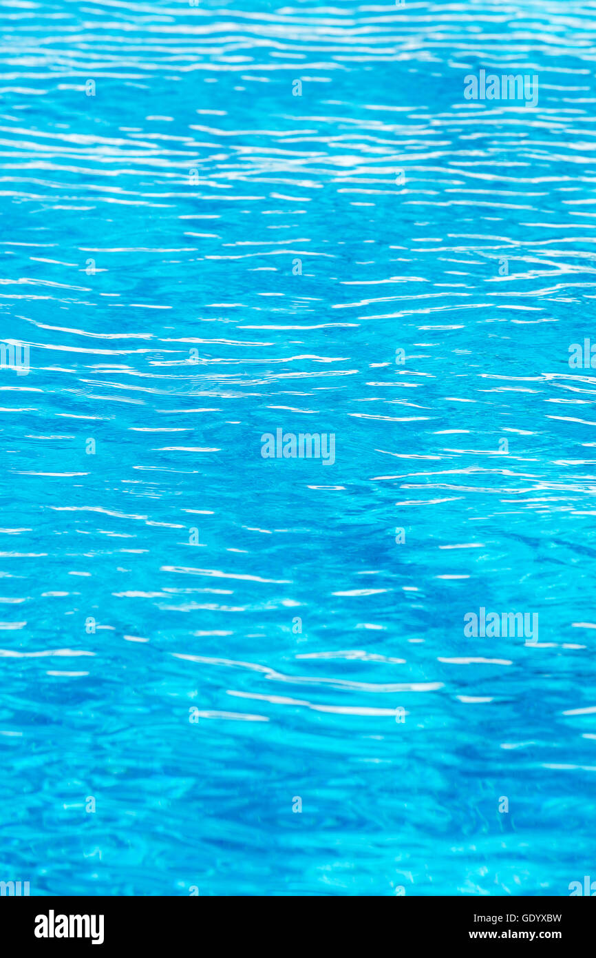 Ripples on the water in the swimming pool Stock Photo - Alamy