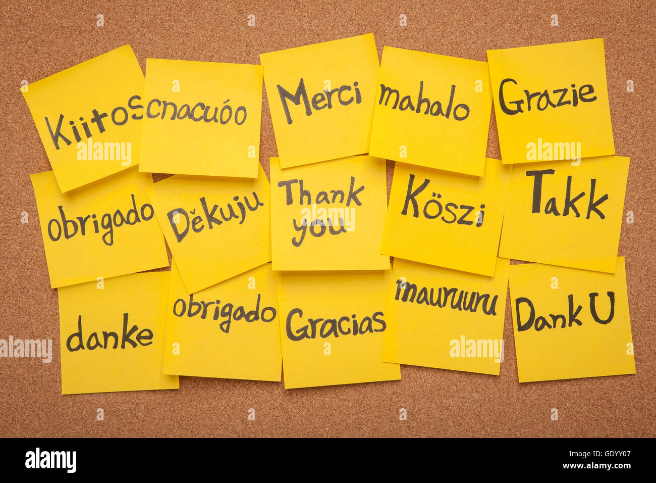 Words of appreciation hi-res stock photography and images - Alamy