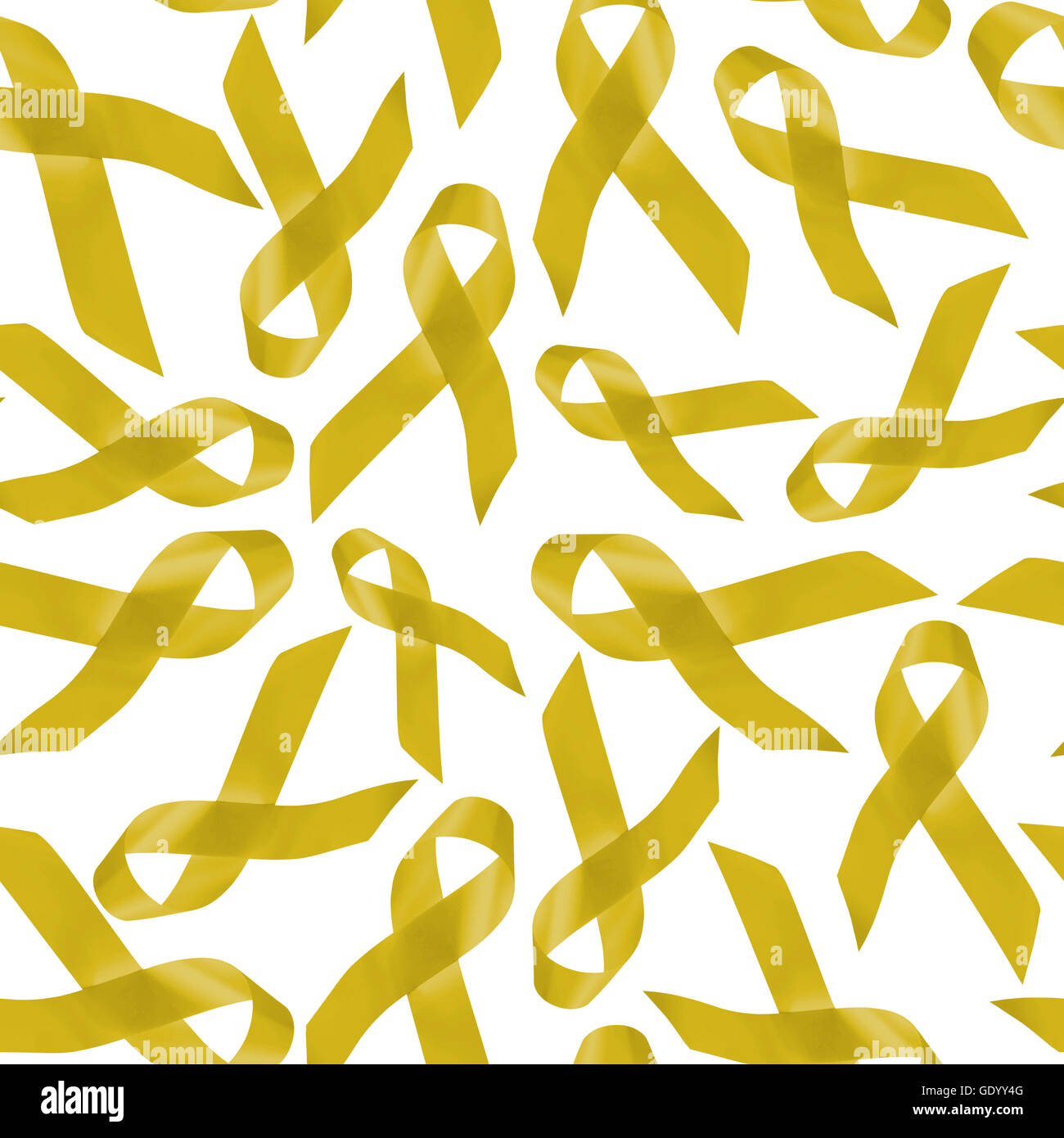 Sarcoma cancer awareness background, seamless pattern made of yellow ...