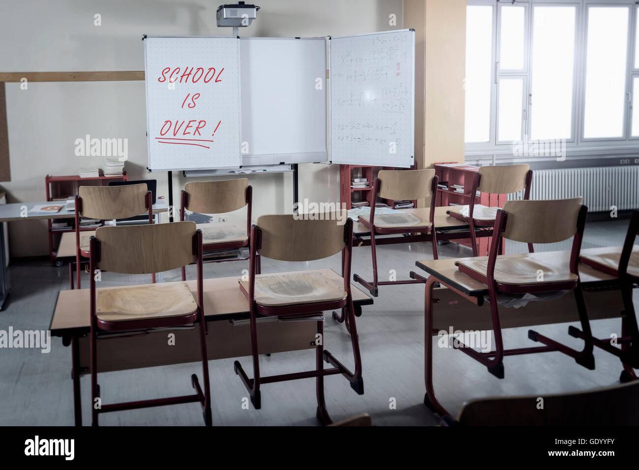 Empty classroom in bavaria hi-res stock photography and images - Alamy