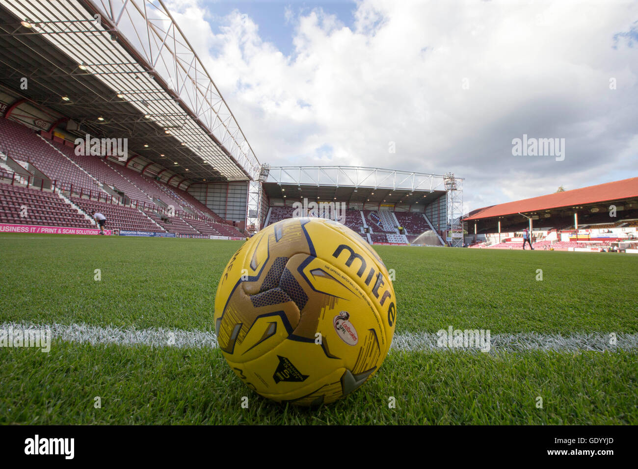 Tynecastle stadium general view hi-res stock photography and images - Alamy