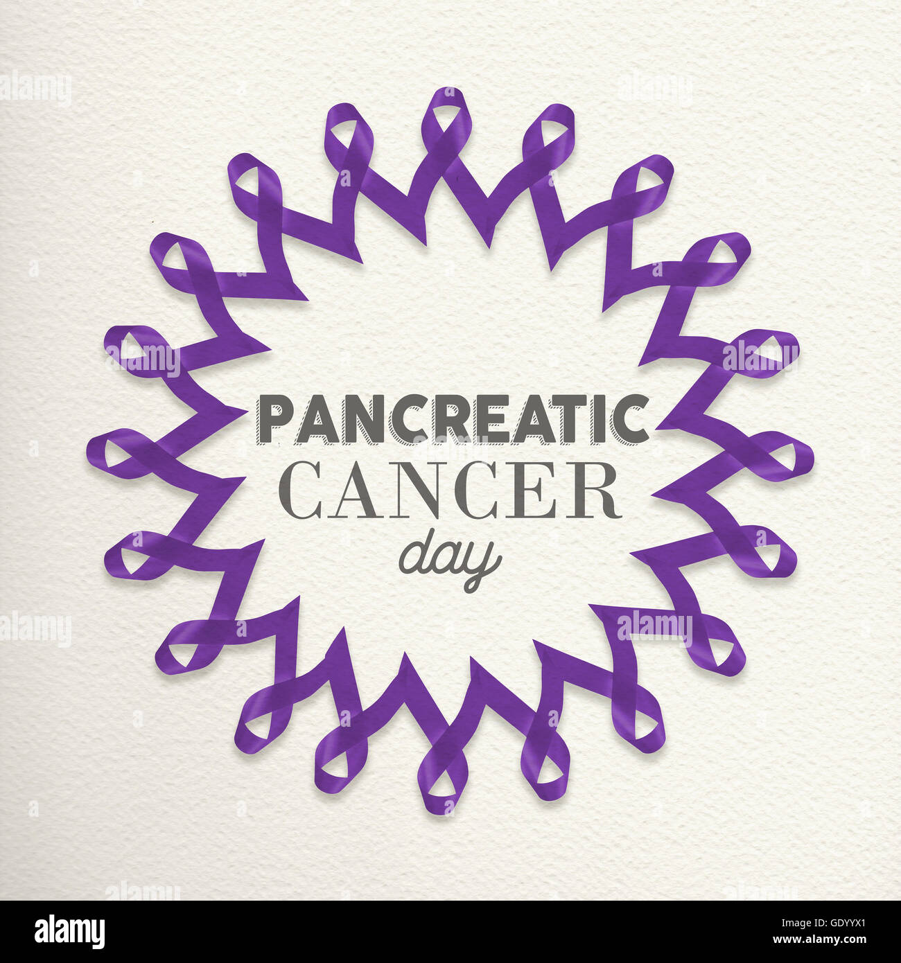 Pancreatic Cancer Awareness Ribbon Logo
