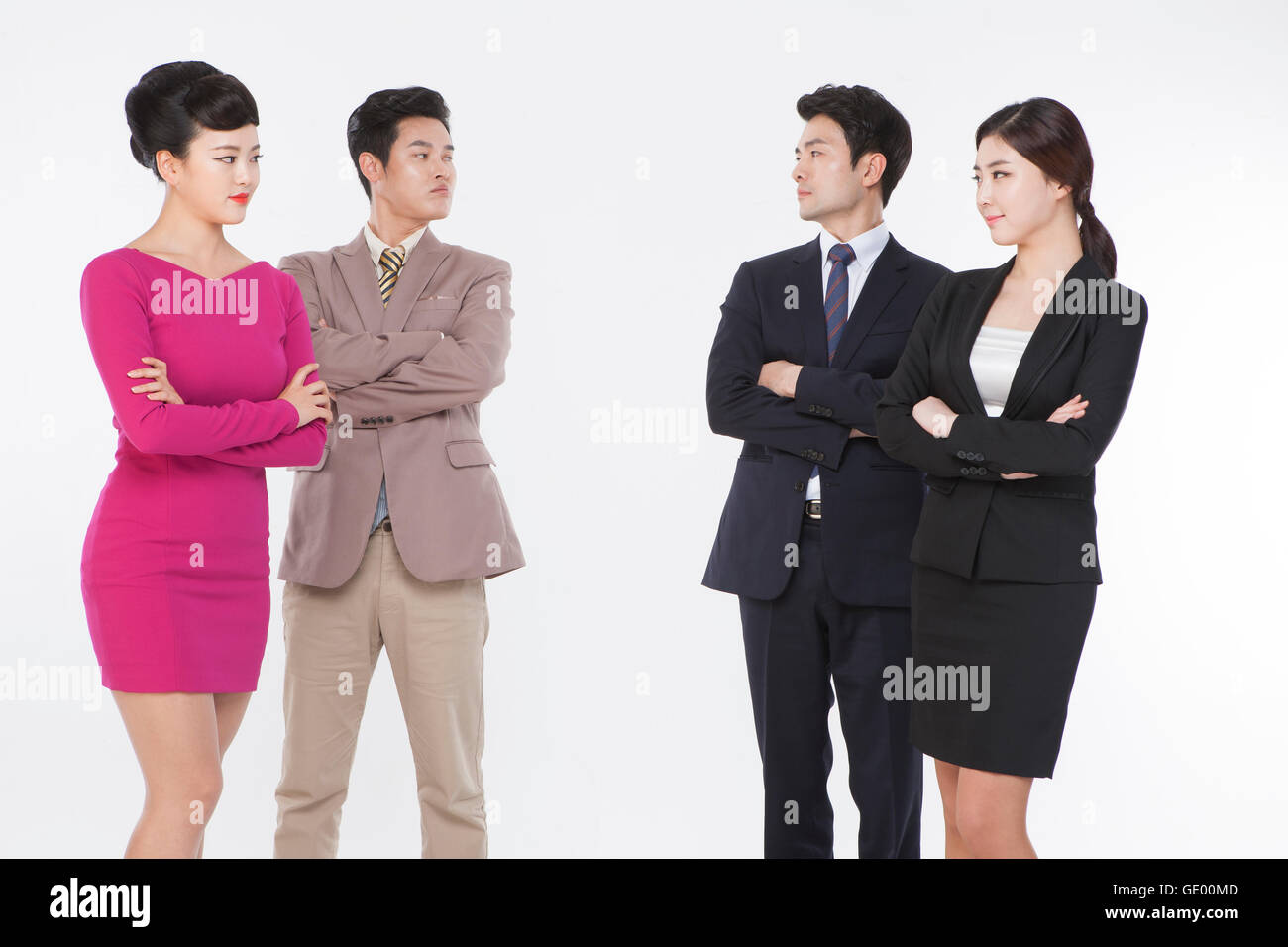 Staring at people hi-res stock photography and images - Alamy