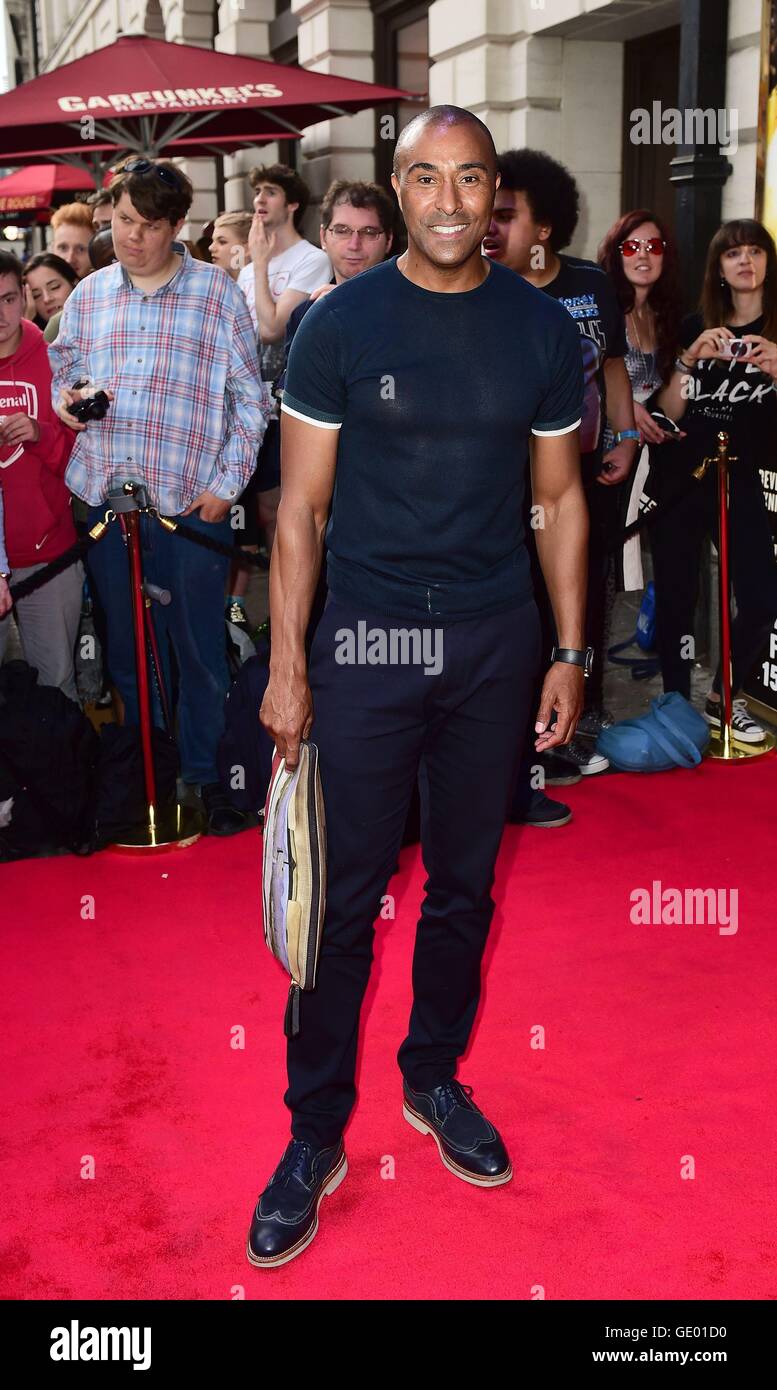 Colin Jackson attending the gala night of The Bodyguard at the Dominion ...