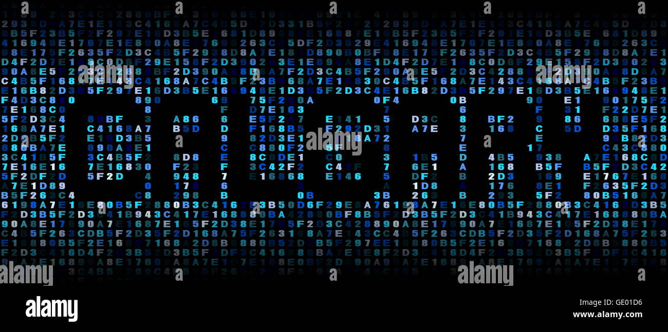 Calgary text on hex code illustration Stock Photo - Alamy
