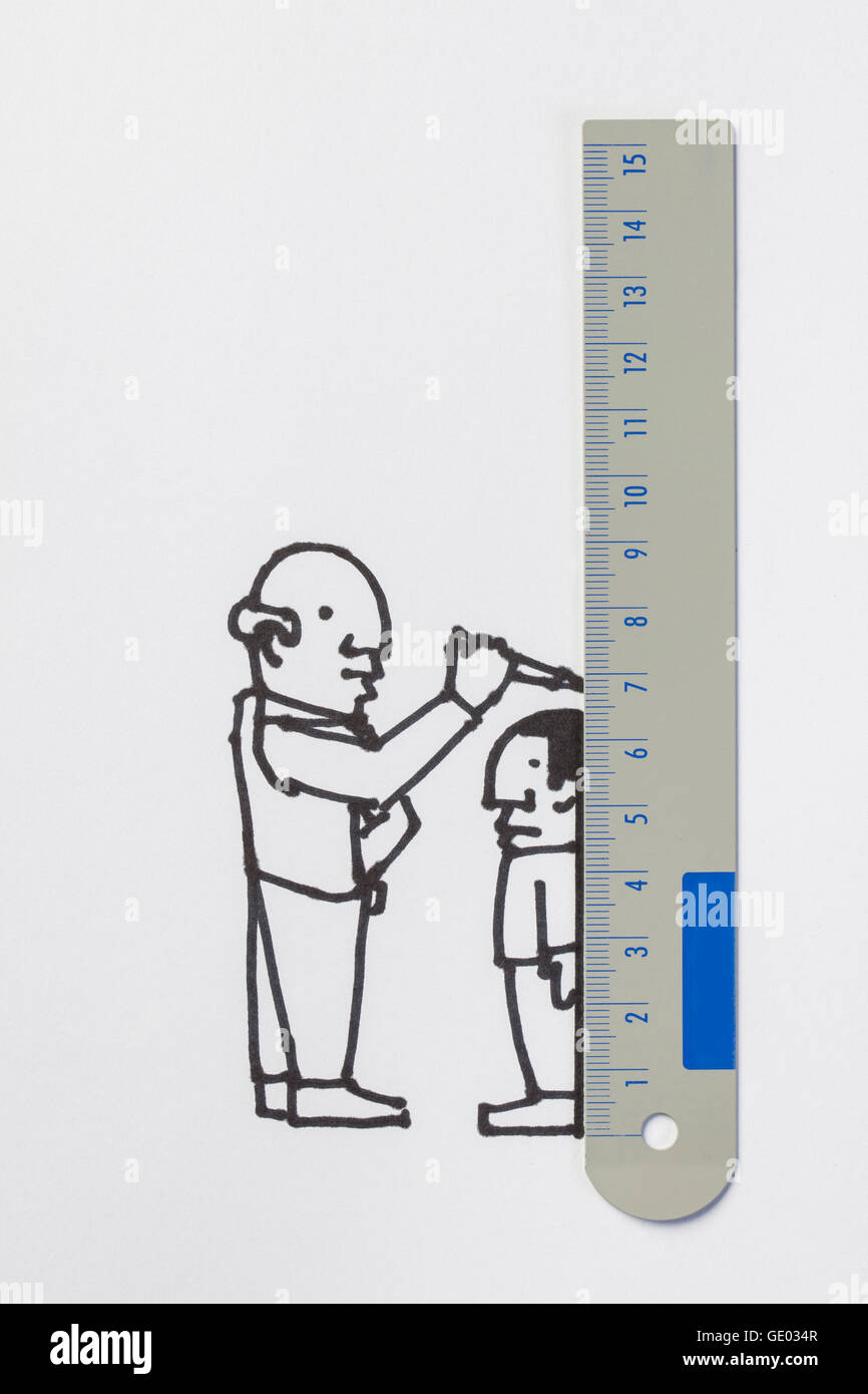 Measuring height kids hi-res stock photography and images - Alamy