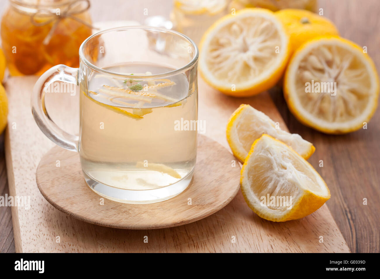 Healthy citrus tea Stock Photo - Alamy