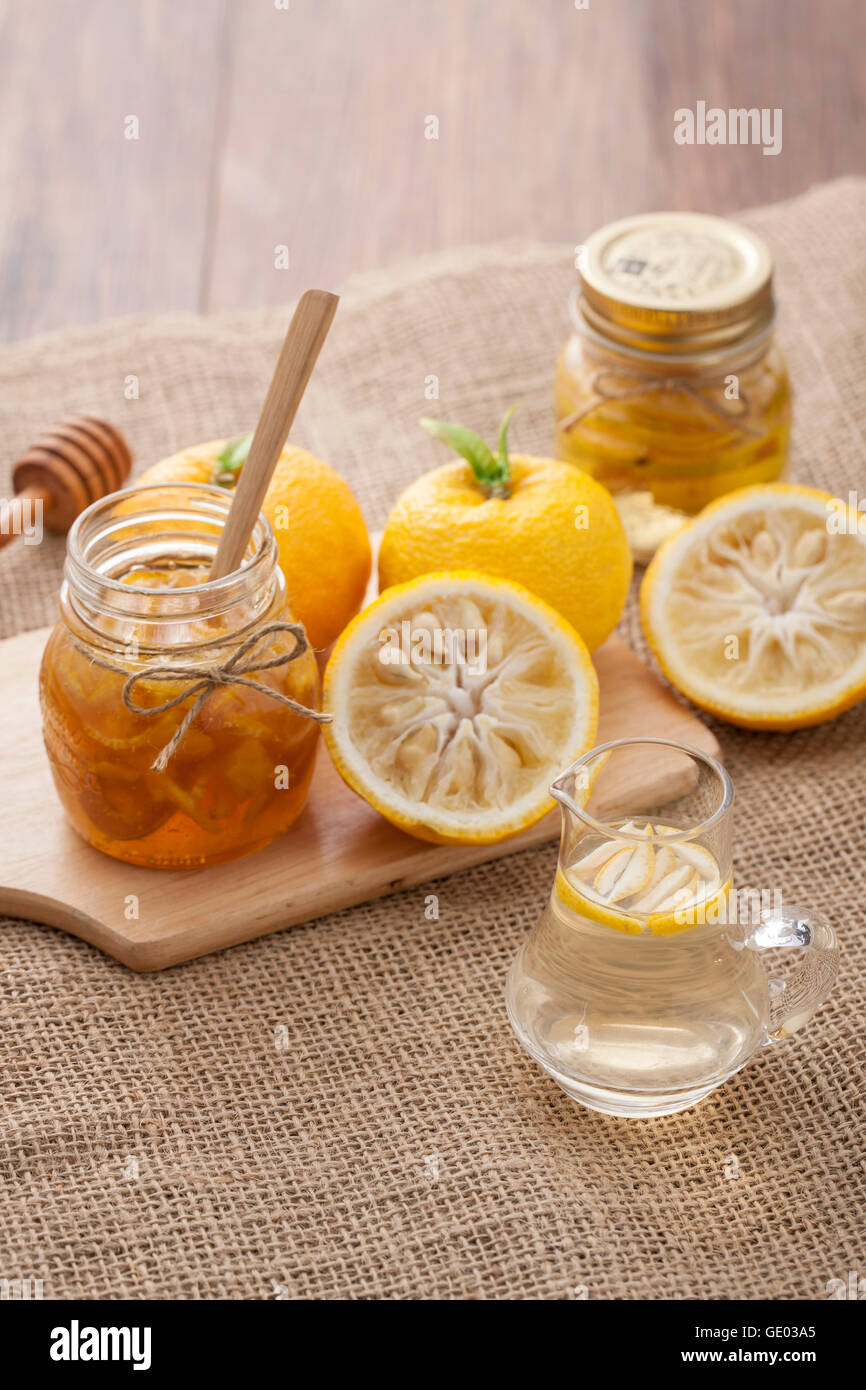 Healthy citrus tea Stock Photo - Alamy