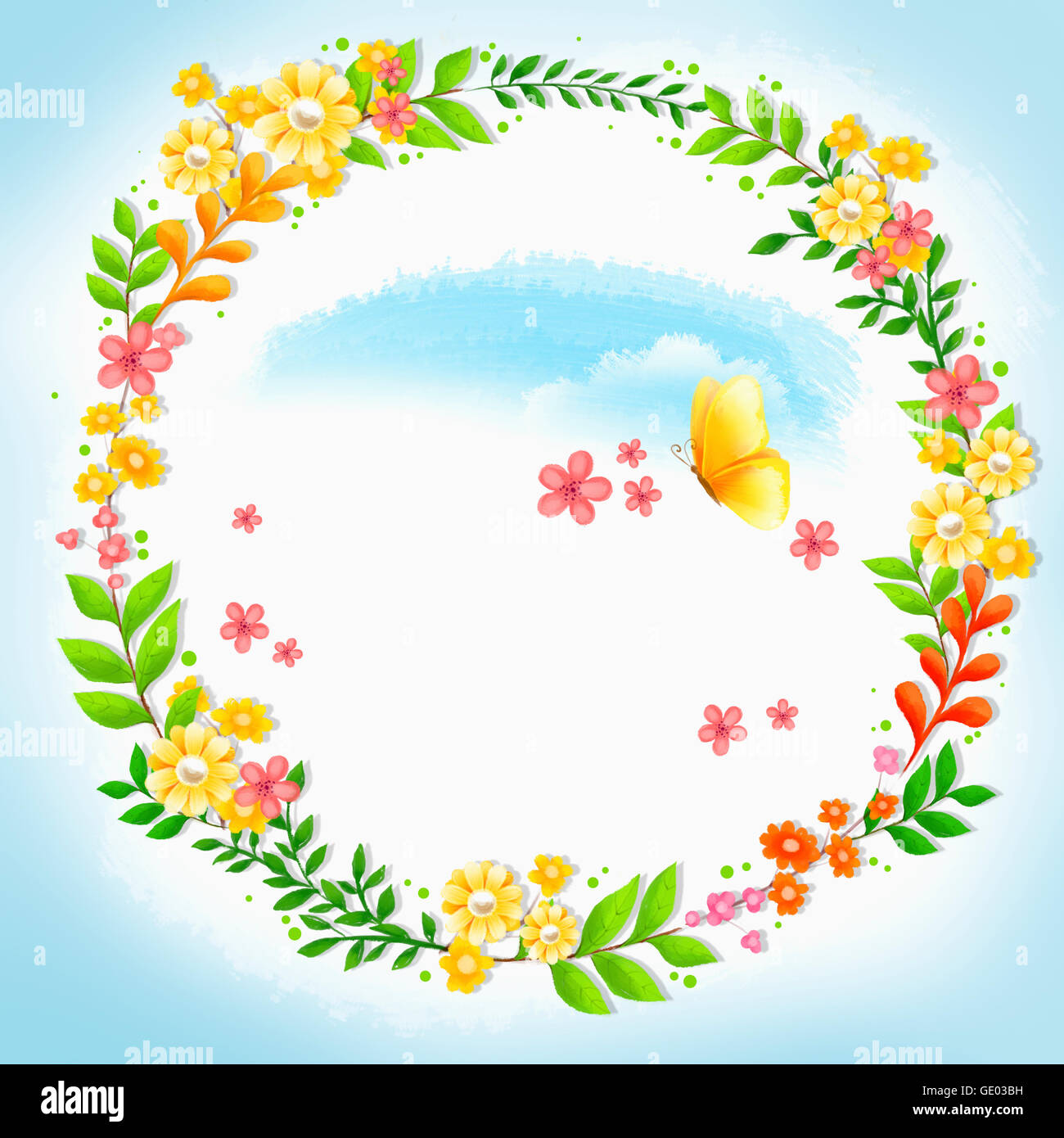 Copy space representing nature in spring Stock Photo - Alamy