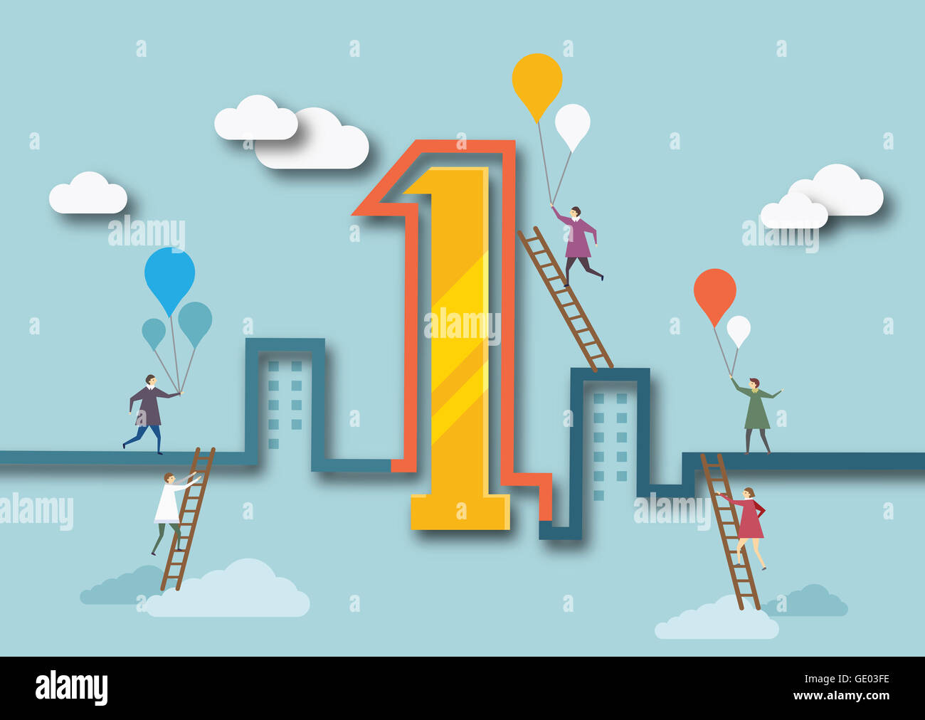 Business related illustration Stock Photo - Alamy