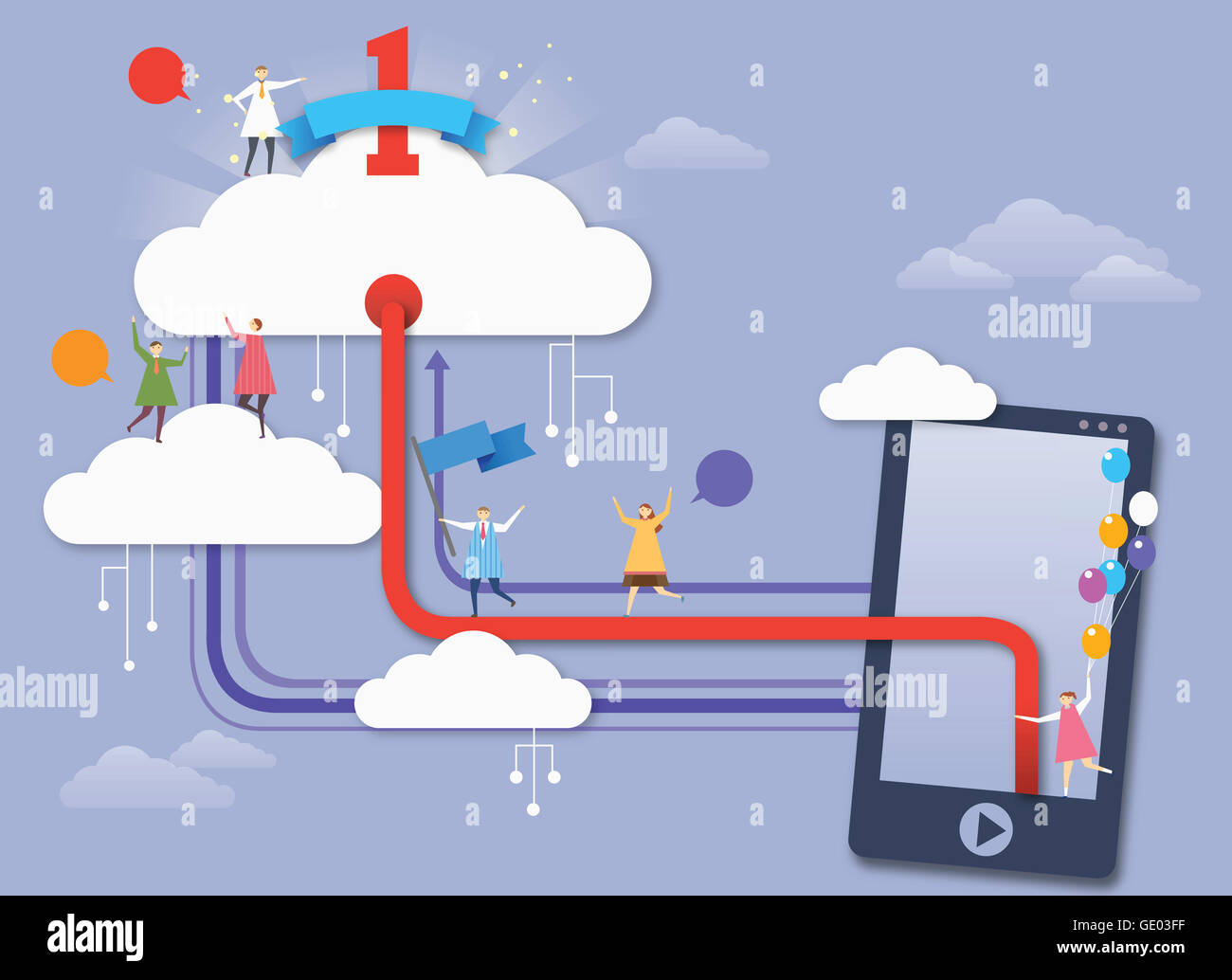 Business related illustration Stock Photo - Alamy