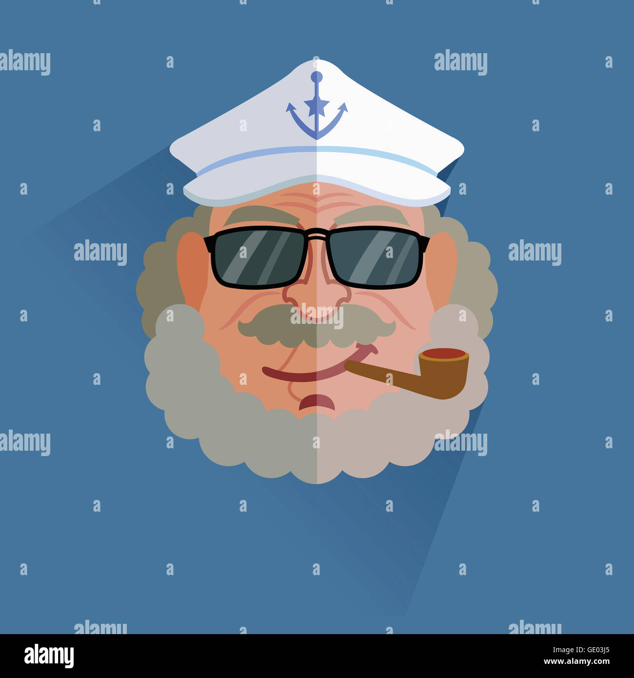Face of a sailor Stock Photo - Alamy
