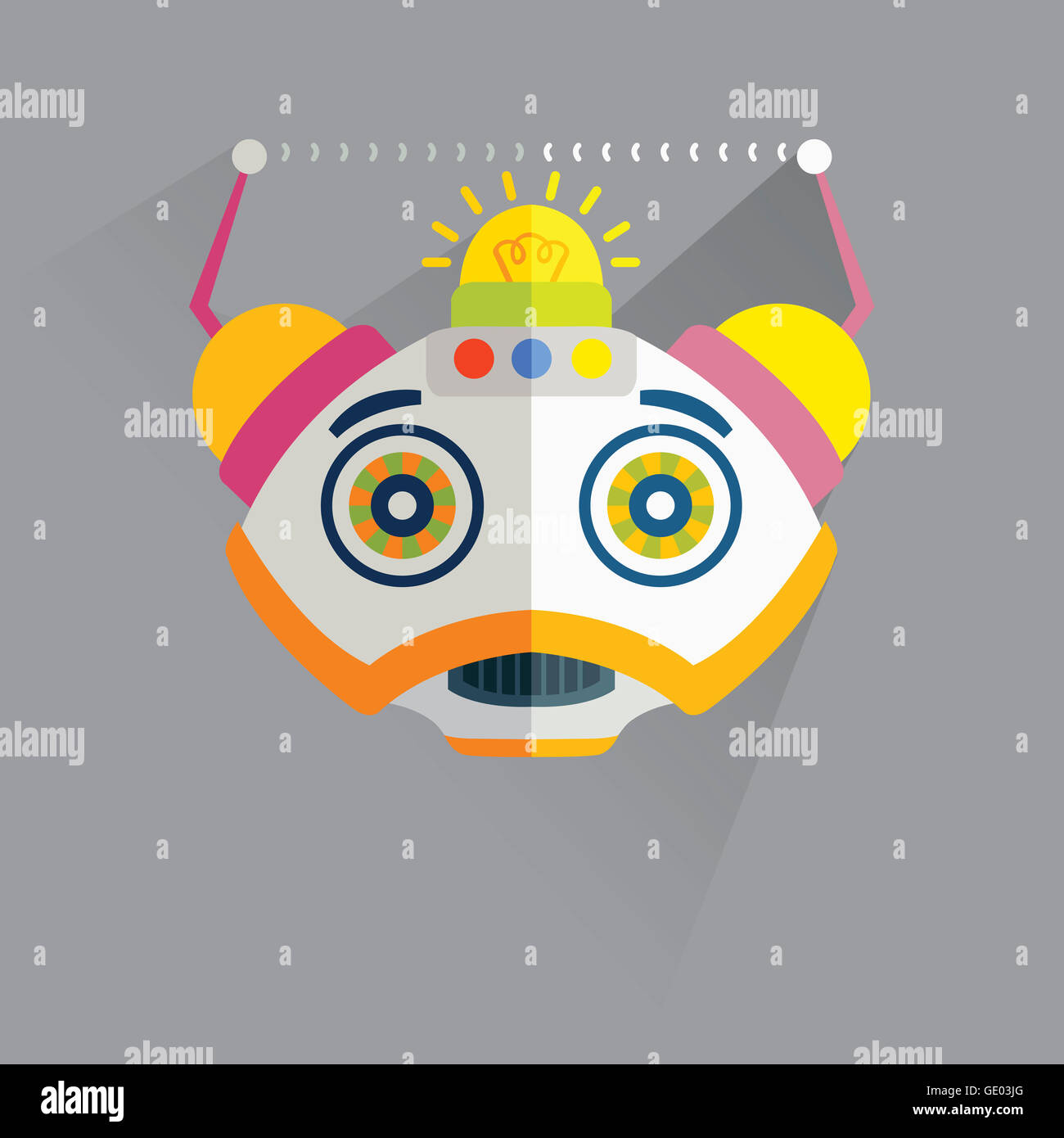 Face of a robot Stock Photo - Alamy