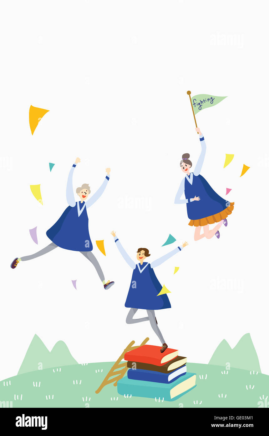 Illustration representing education Stock Photo - Alamy