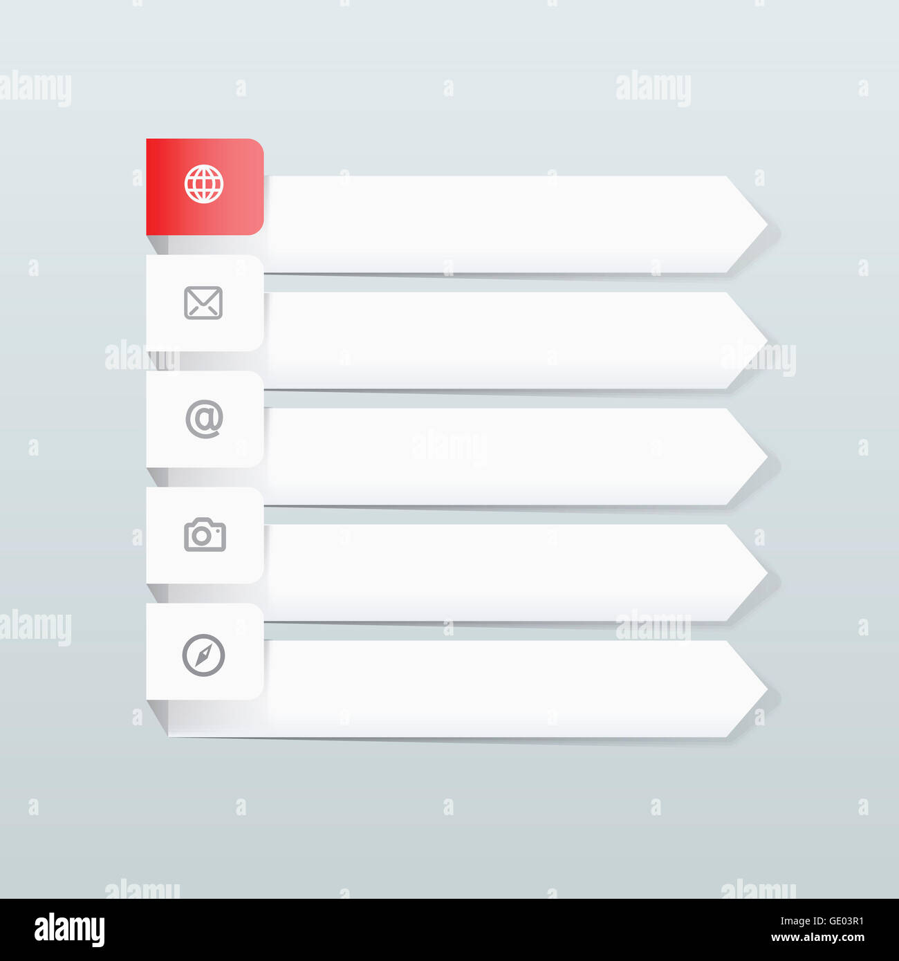 Infographic label diagrams with icons Stock Photo - Alamy