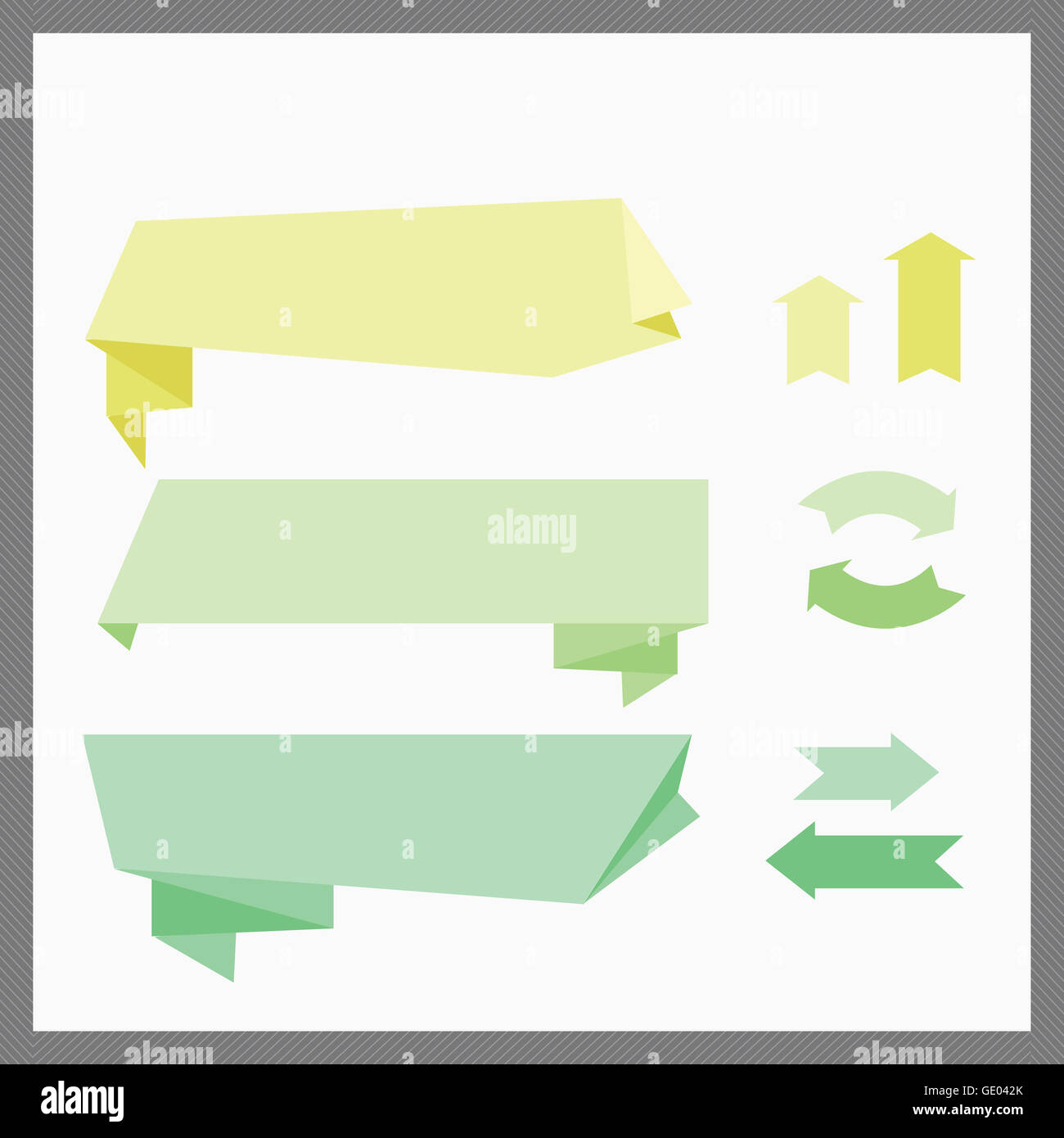 Various label stickers ribbons hi-res stock photography and images - Alamy