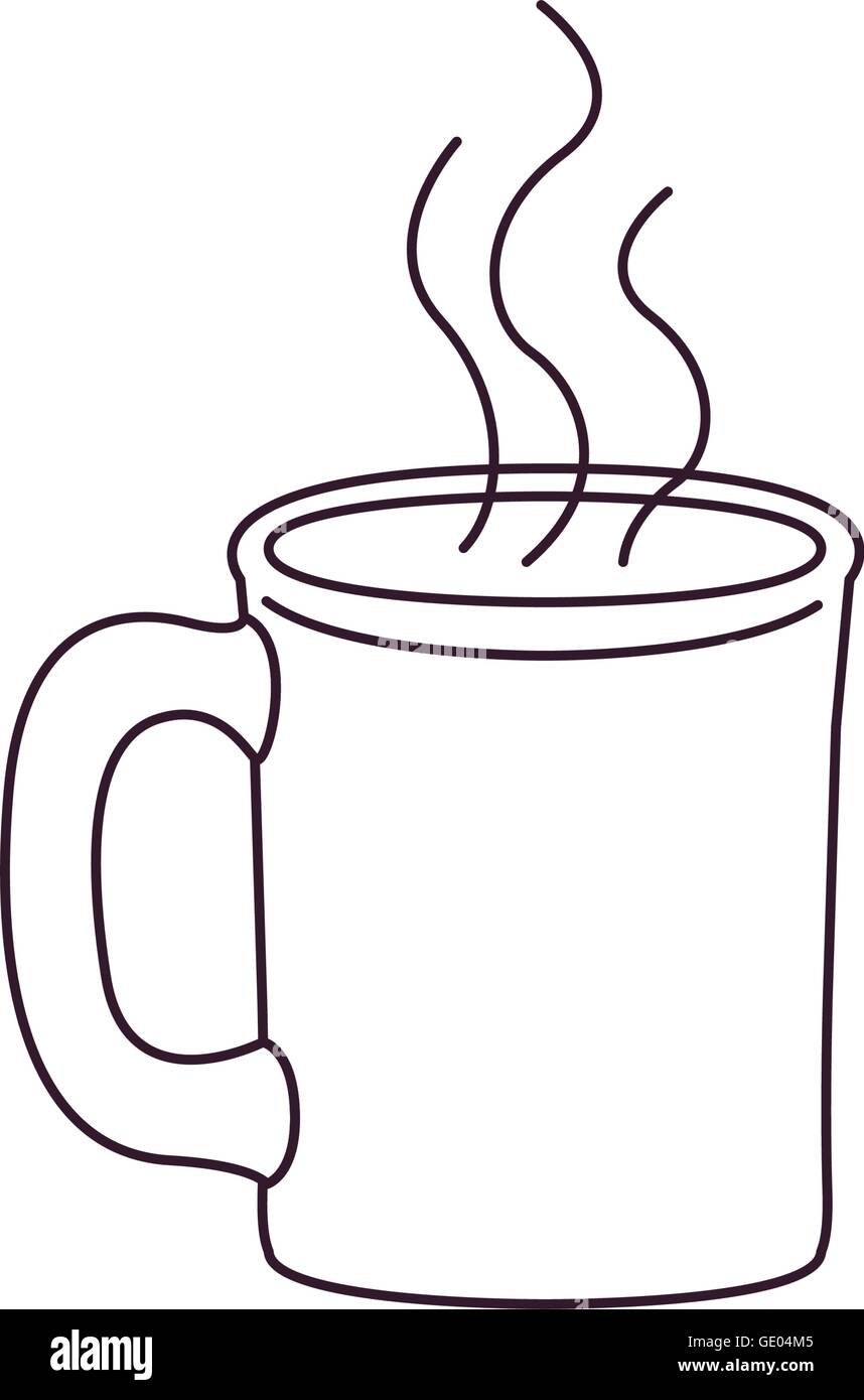 white cup isolated icon design Stock Vector Image & Art - Alamy