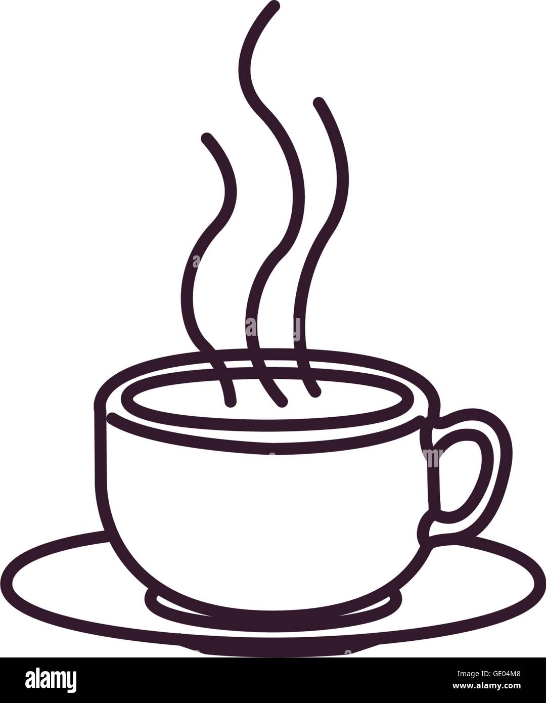 white cup isolated icon design Stock Vector Image & Art - Alamy