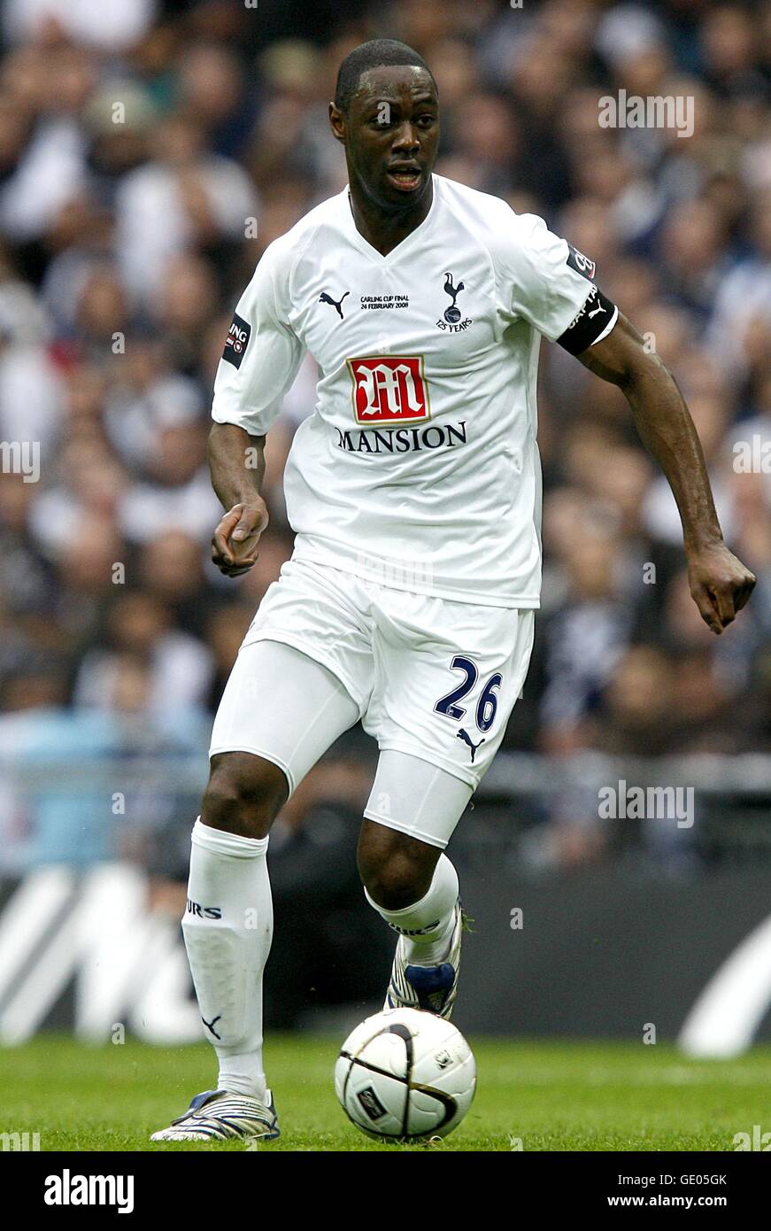 File photo dated 24-02-2008 of Ledley King, Tottenham Hotspur Stock ...