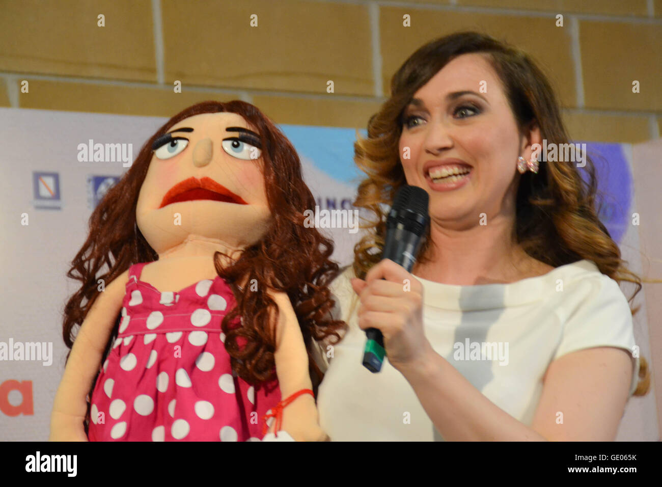 Giffoni, Italy. 21st July, 2016. The Italian actress Chiara Francini ...