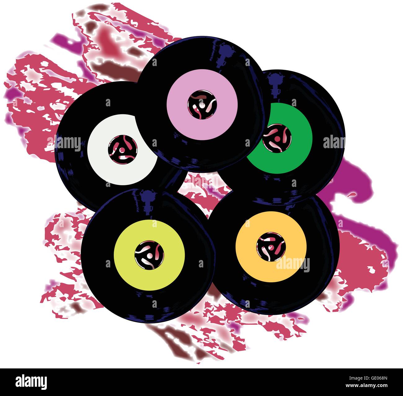 Single singles vinyl records hi-res stock photography and images - Alamy