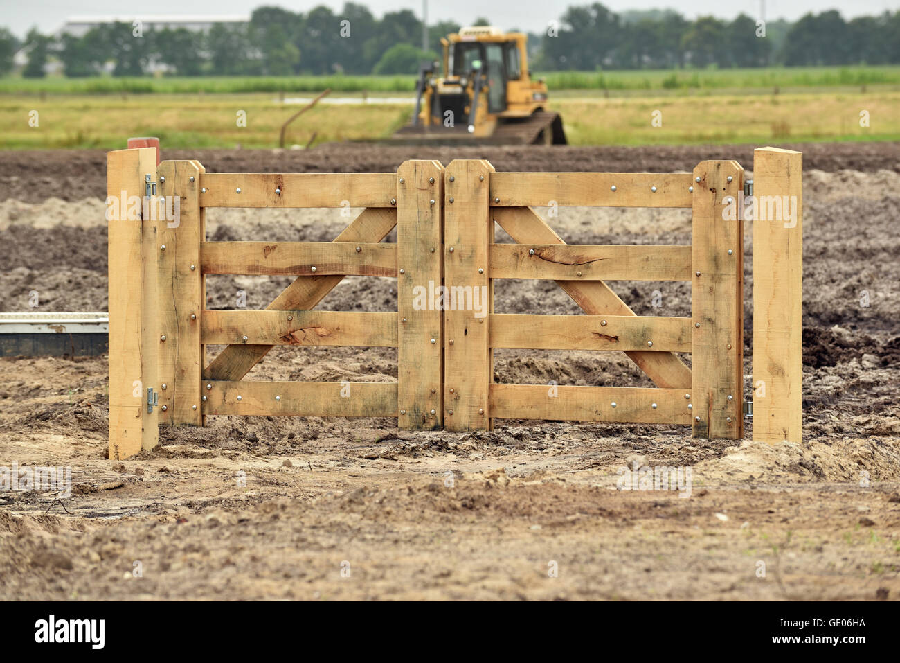 Construction site gate hi-res stock photography and images - Alamy