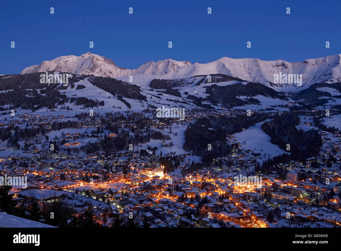 Megeve winter resort hi-res stock photography and images - Alamy