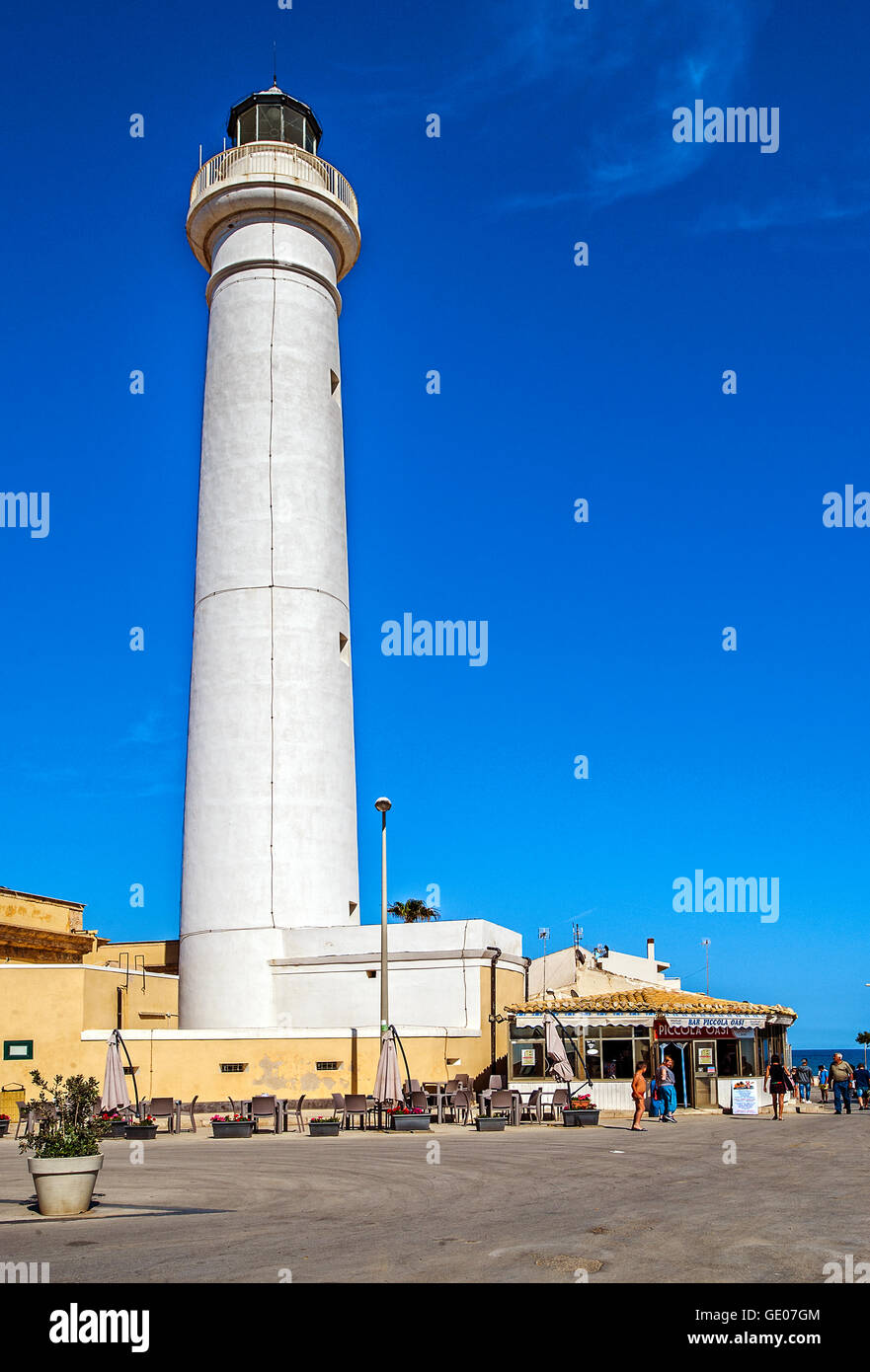 Italy Sicily Punta Secca - The lighthouse Stock Photo - Alamy