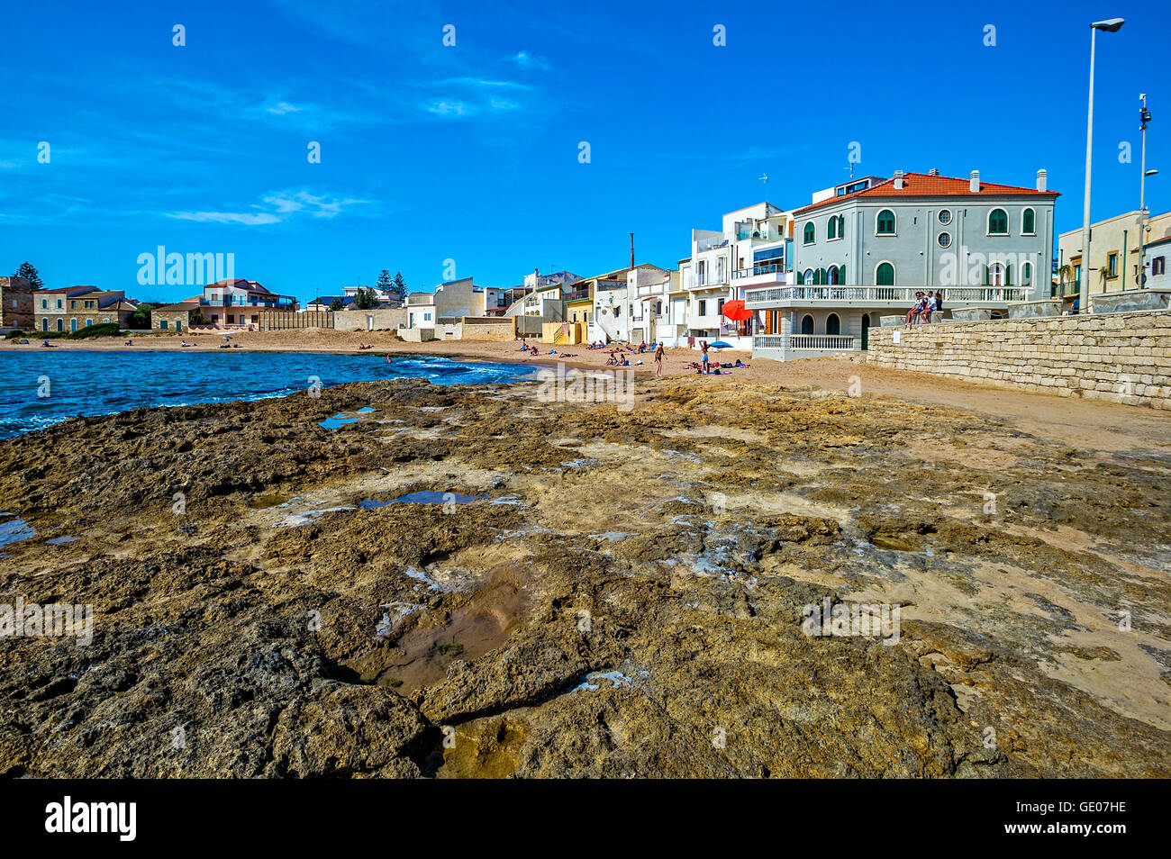 Italy Sicily Punta Secca - Montalbano house Stock Photo - Alamy