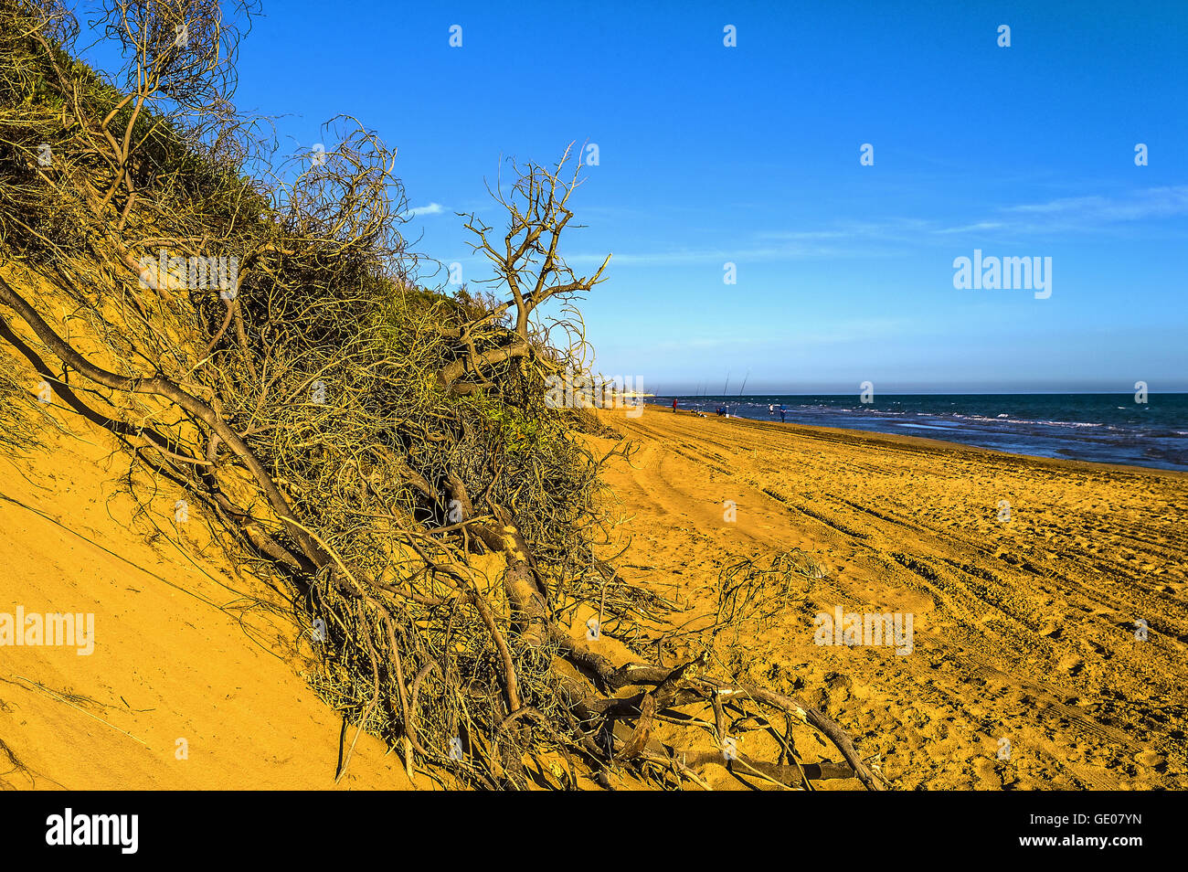 Italy Sicily Pozzallo The Dunes and the Beach Stock Photo - Alamy
