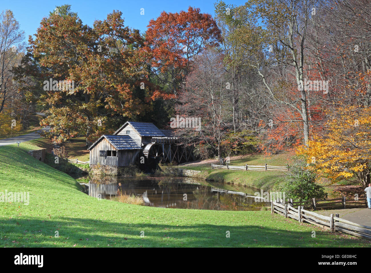 geography / travel, USA, Virginia, Blue Ridge Parkway, Mabry Mill ...