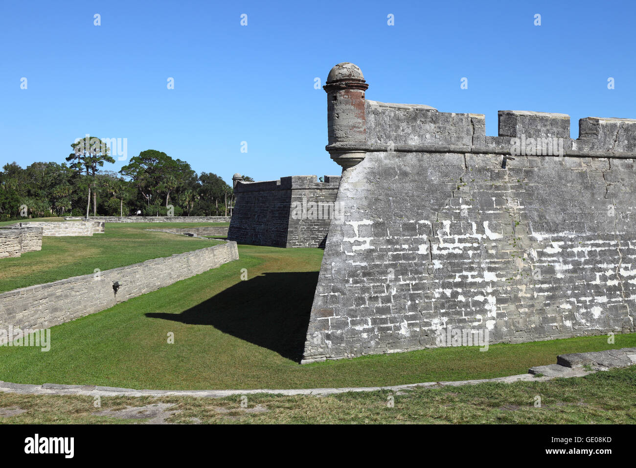 geography / travel, USA, Florida, St. Augustine, Castillo de San Marcos ...