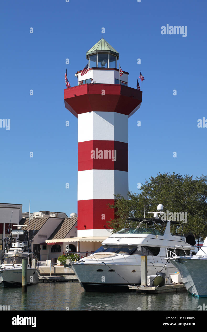 Harbour Town Lighthouse South Carolina High Resolution Stock ...