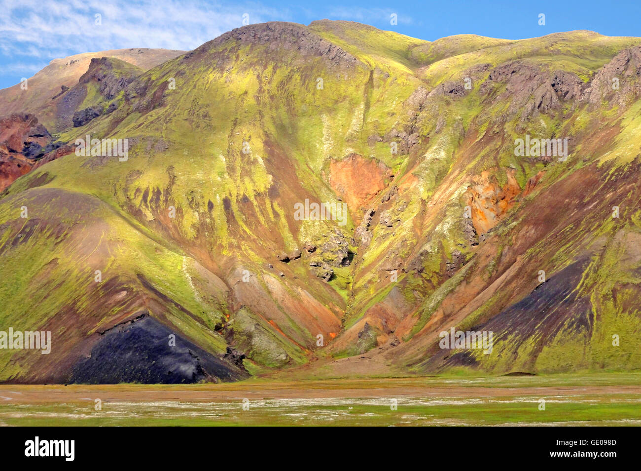 geography / travel, Iceland, Landmannalaugar, Mountain landscape ...